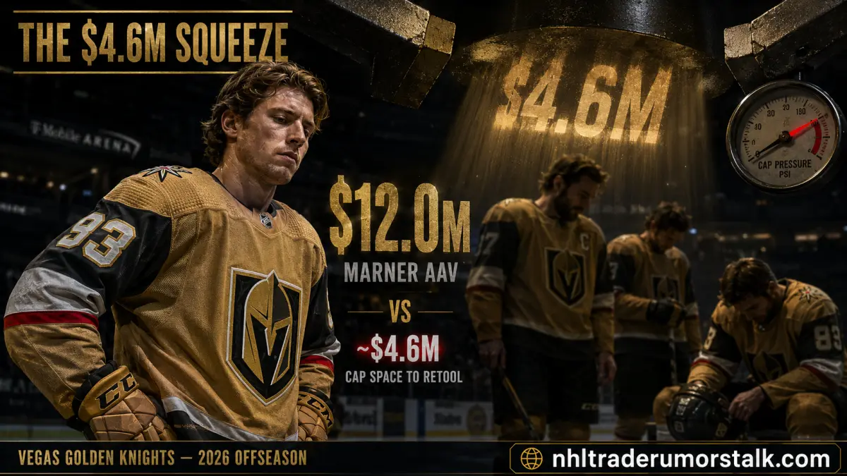 Golden Knights Offseason Squeeze · NHL Trade Rumors Talk