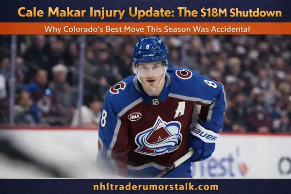 Cale Makar Injury Update: The $18M Shutdown That Could Win · NHL Trade ...