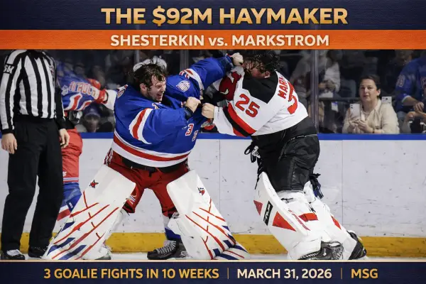Shesterkin Markstrom Goalie Fight: The $92M Haymaker That · NHL Trade ...