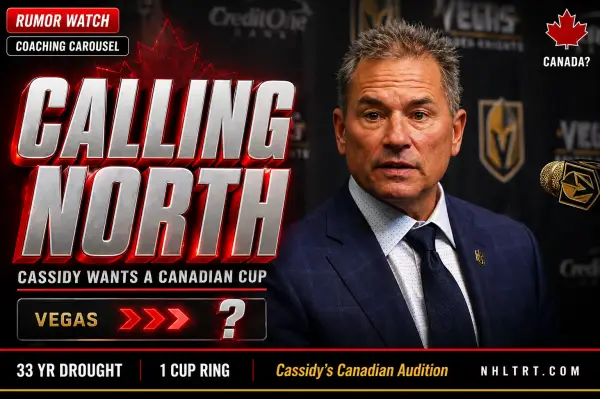 Bruce Cassidy Canadian Team Coaching Rumor 2026: Top Landing Spots ...