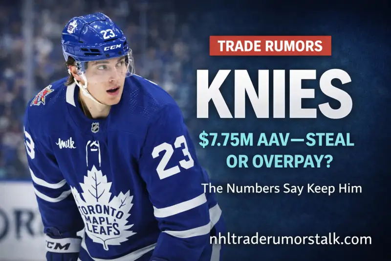 Matthew Knies Trade: Why the Leafs' $7.75M Winger Is a Steal · NHL ...